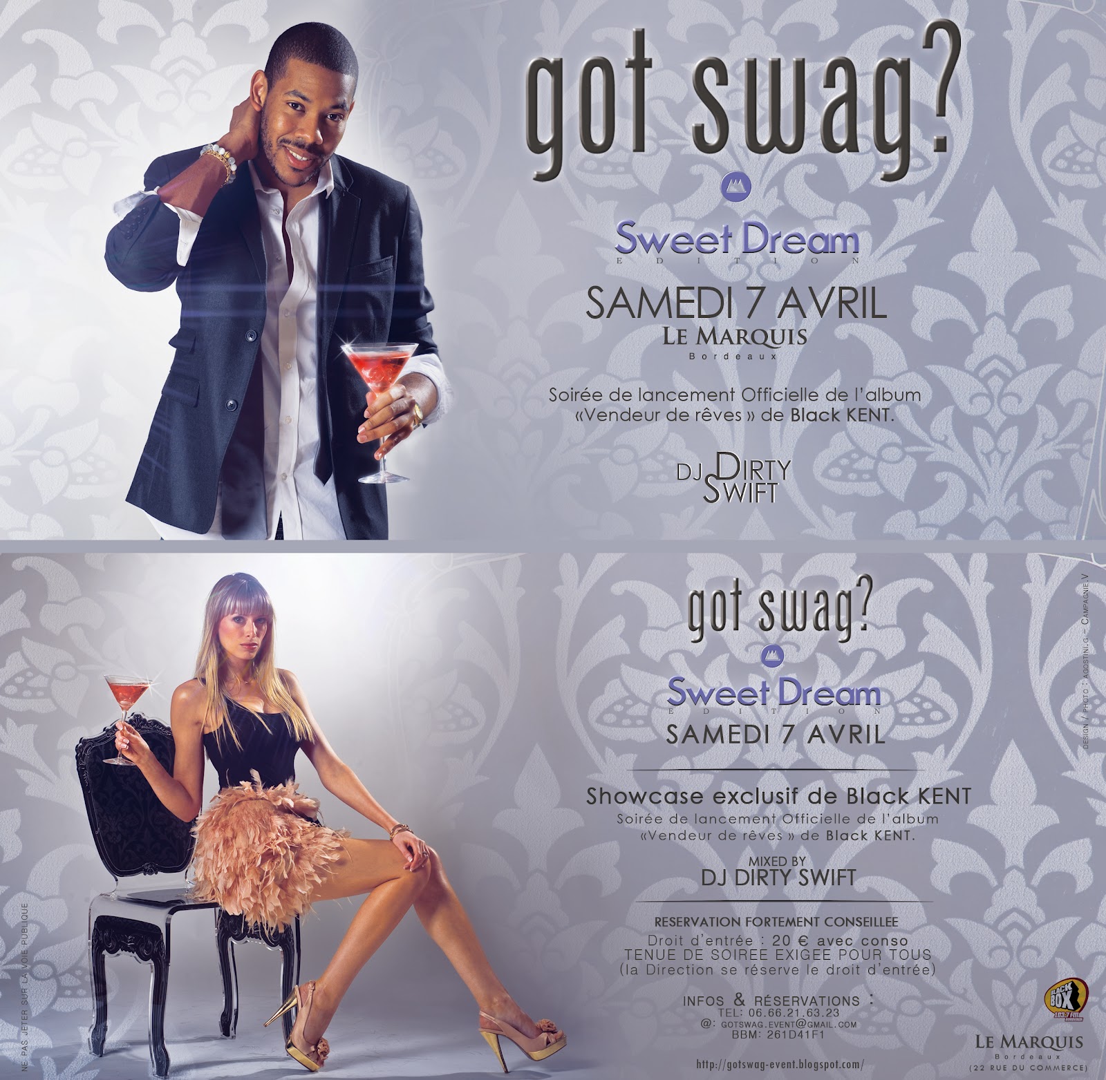 GOT SWAG EVENTS: ★★ Got Swag? Sweet Dream Edition ★★ feat. BLACK KENT