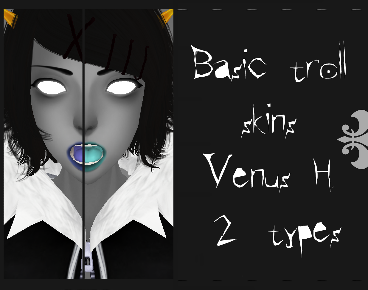 KennyChidorie: How to make Homestuck Troll avatar at Second Life