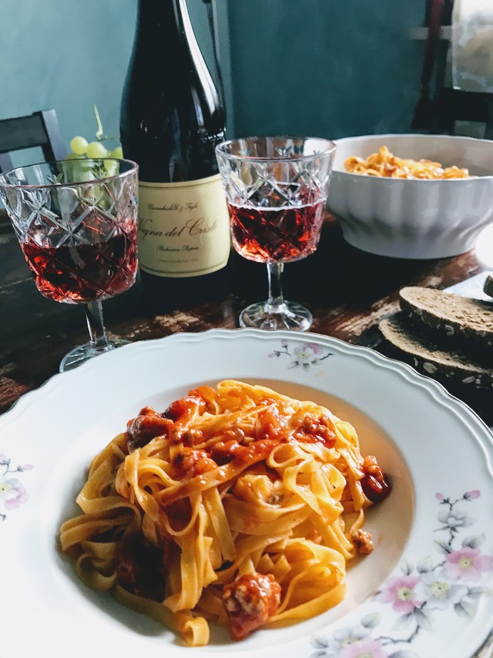 My Recipes: Tagliatelle con Ragù alla Bolognese & Lambrusco di Sorbara ...