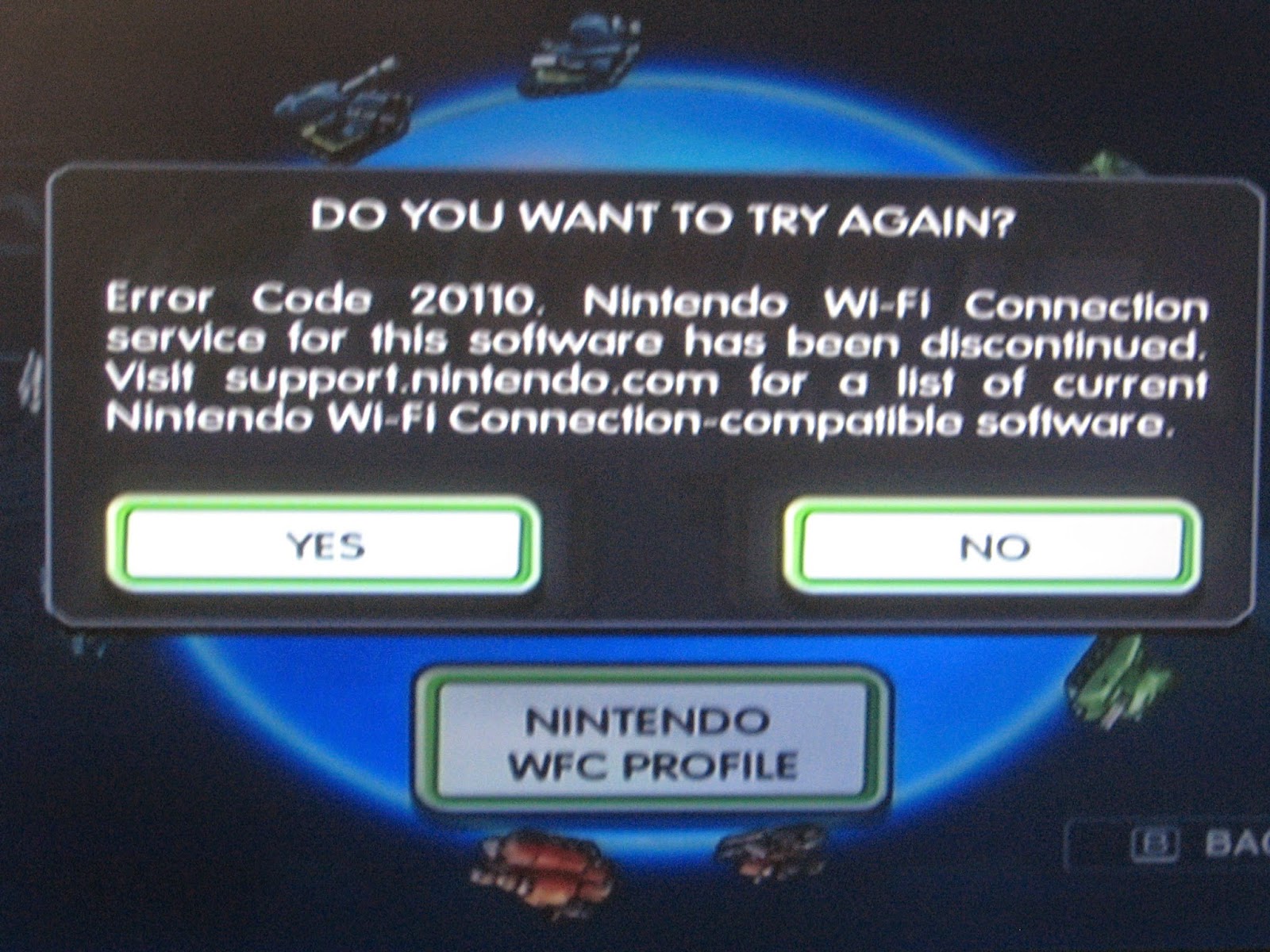 KoopaTV Error 20110 Nintendo Wi Fi Connection Service Discontinued 