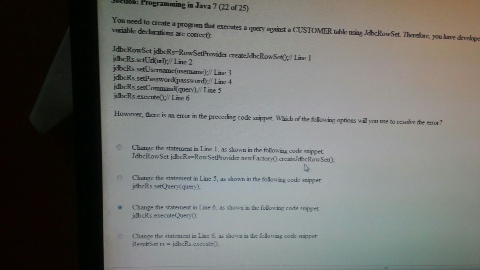 GNIITSolution: NIIT Java Exam sem 4