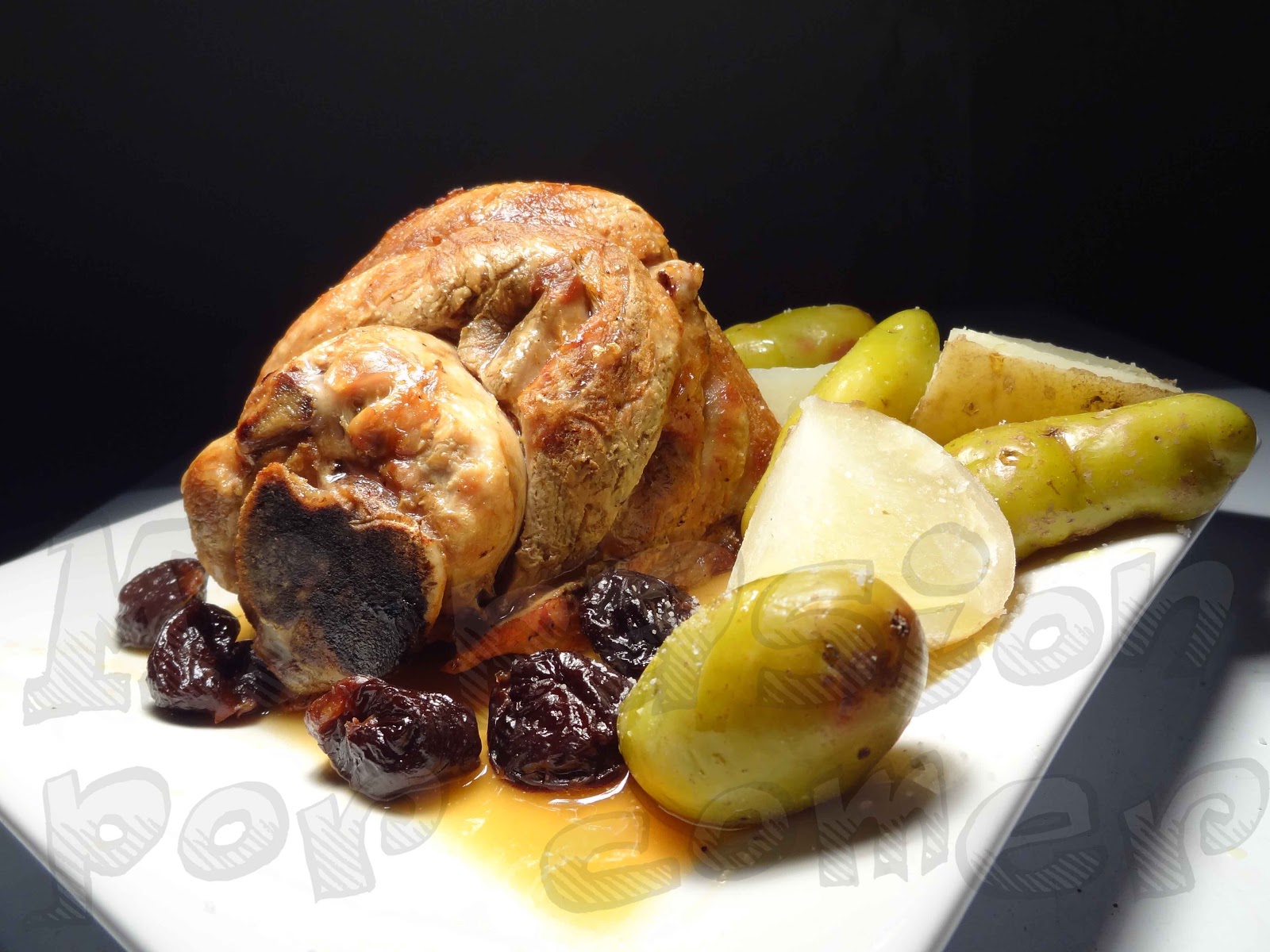 mi pasión por comer: Receta: Codillo de cerdo en salsa de maracuyá con ...