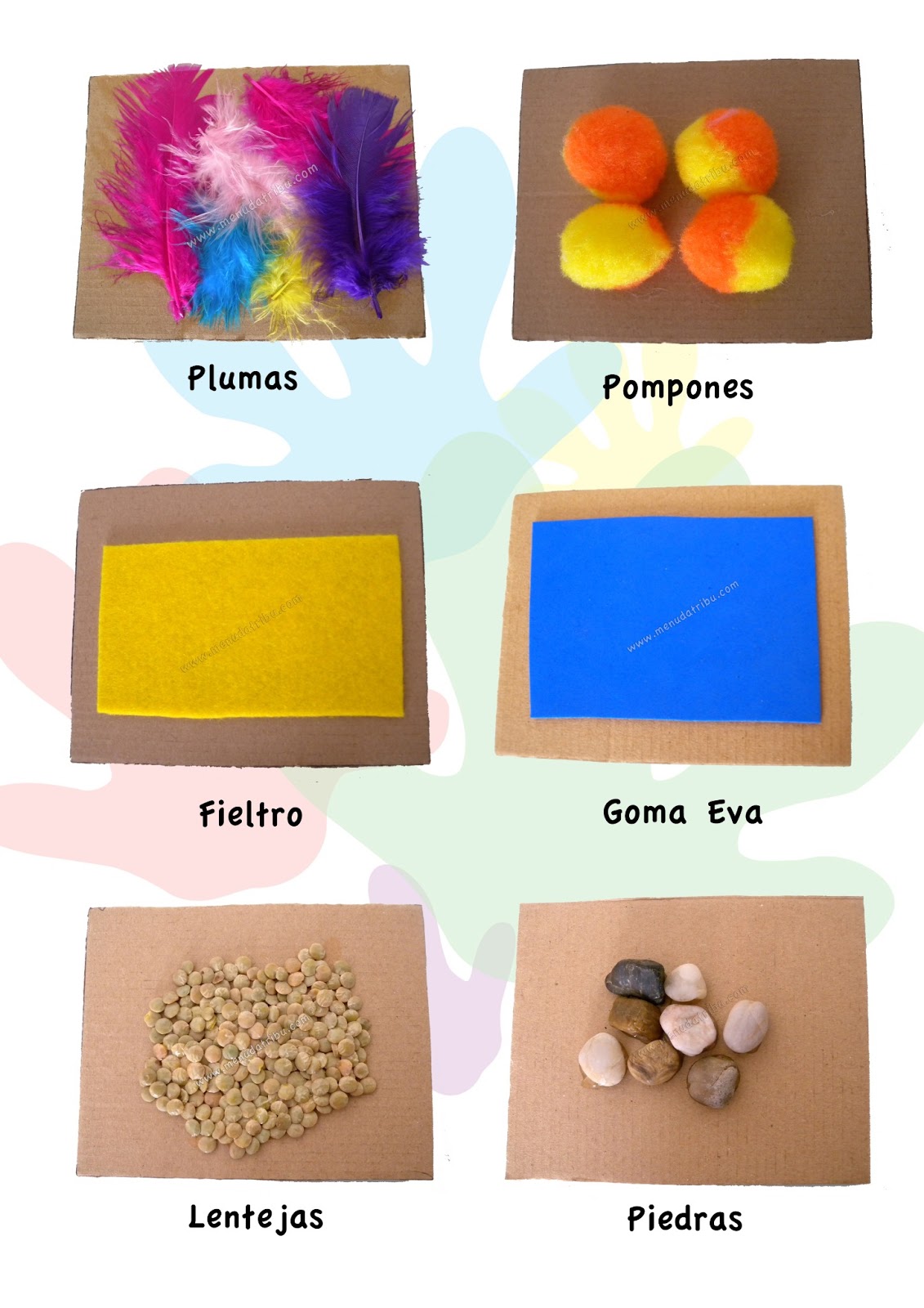 Menuda Tribu: Creando en familia: Texturas