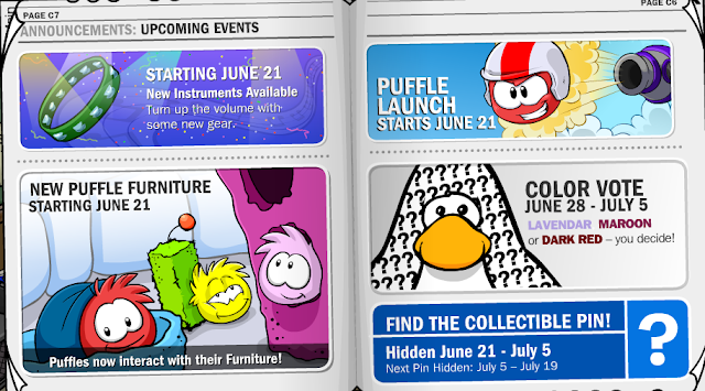 New pin + New Newspaper + New Instruments | Club Penguin Rewritten Cheats™