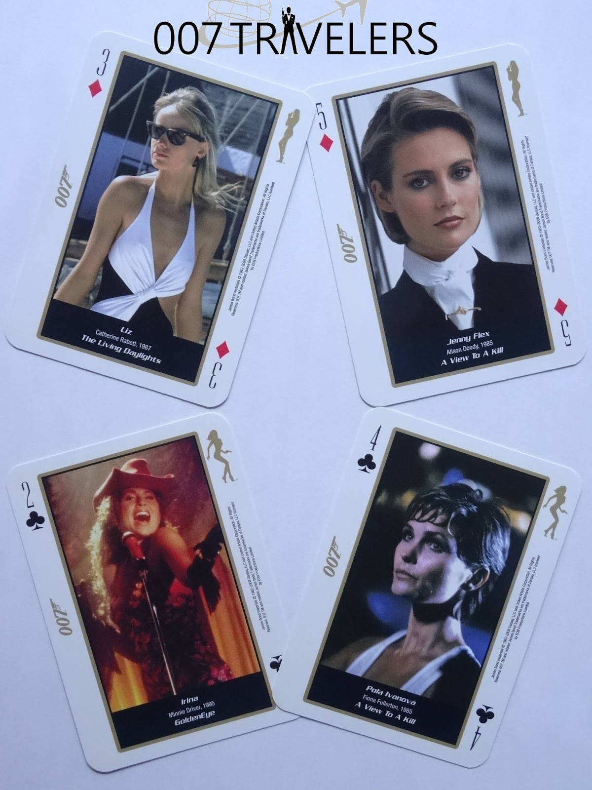 007 Item: 007 Bond Girls playing cards - 007 Travelers