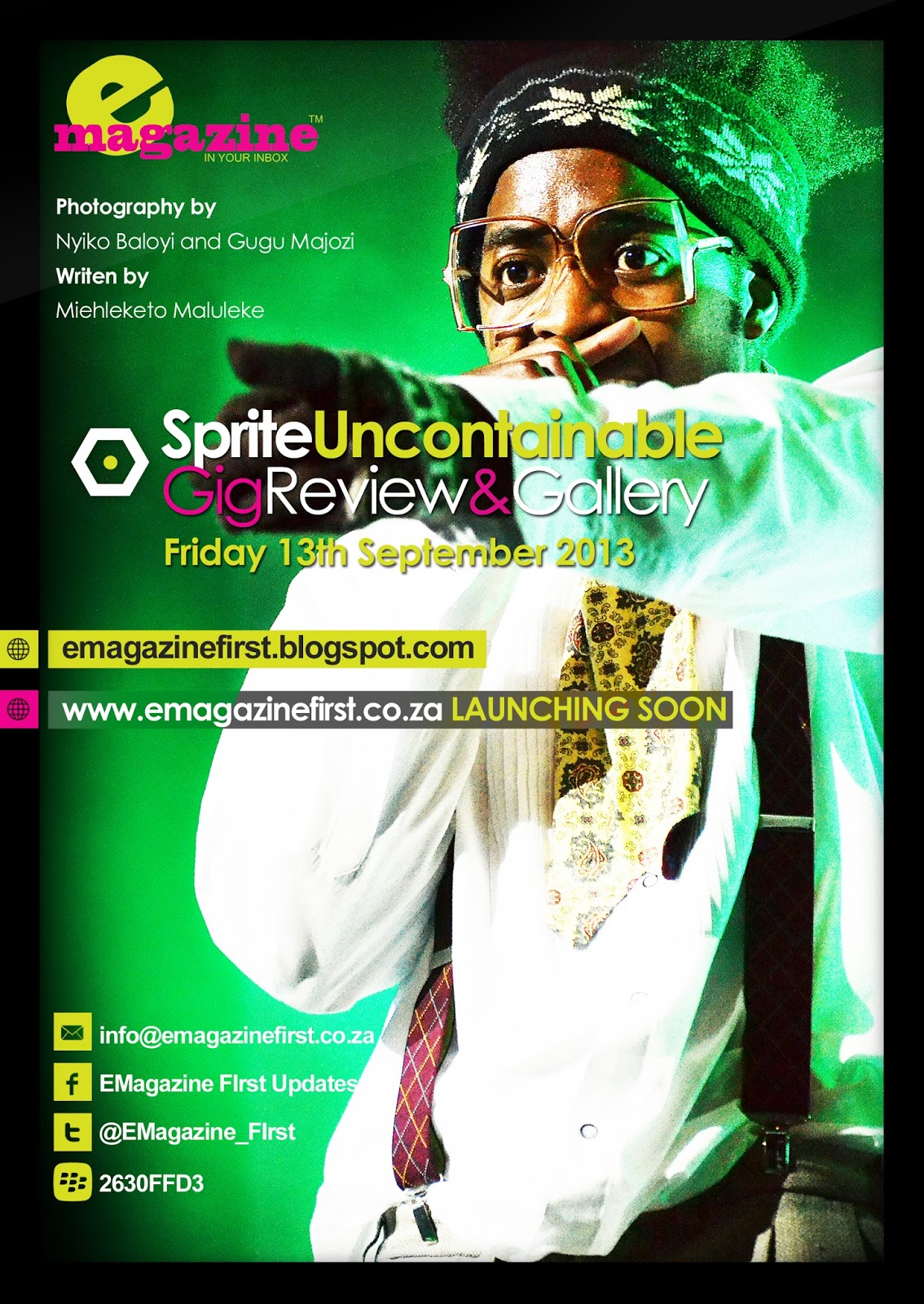 EMagazine First: SPRITE UNCONTAINABLE GIG REVIEW & GALLERY