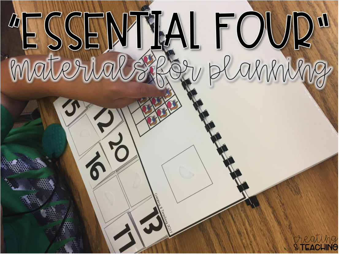 My {Essential} Four & How I Use Them | creating & teaching
