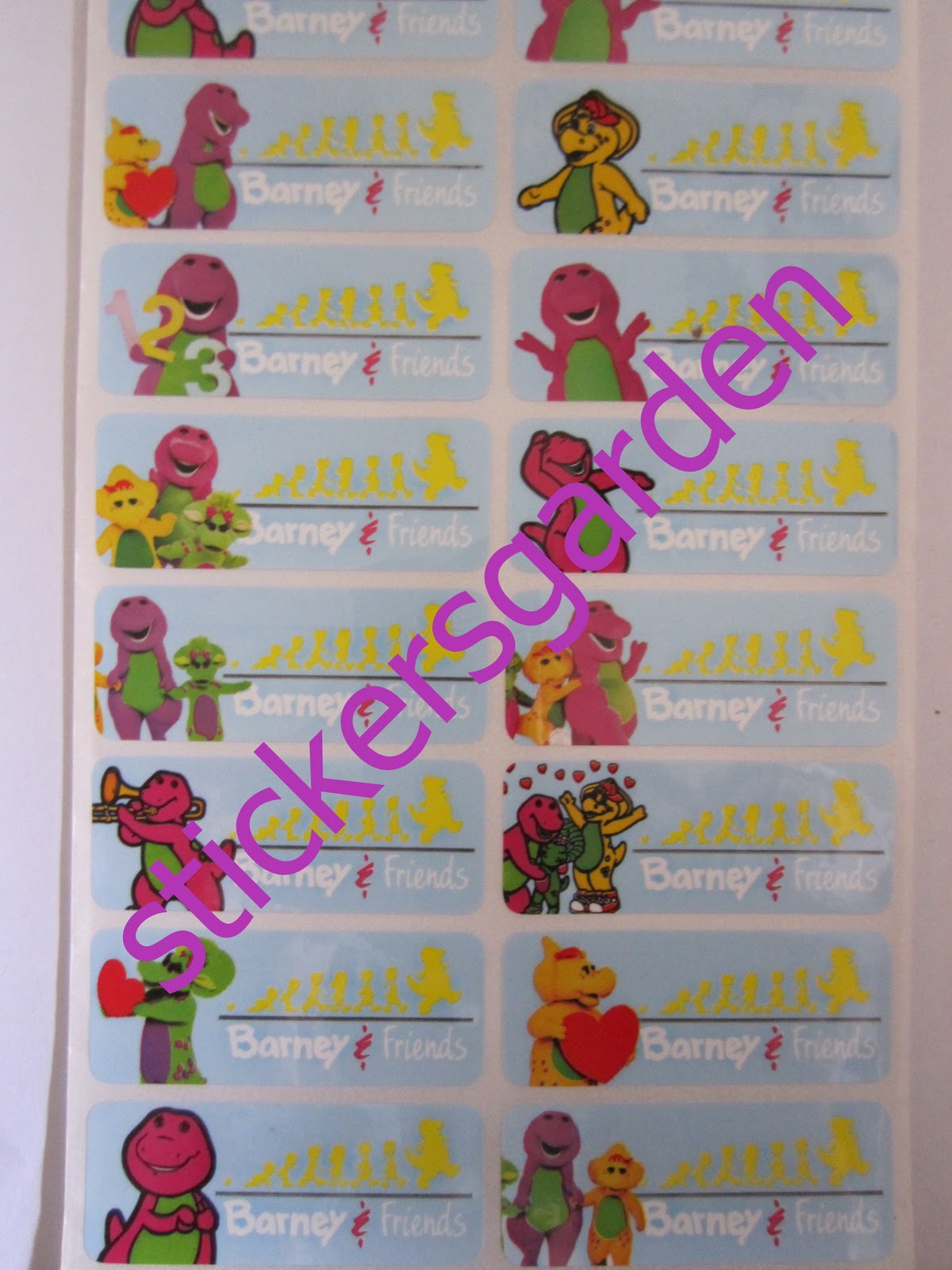 ~Stickers Garden~: New Arrivals for 46 x 18mm Name Stickers