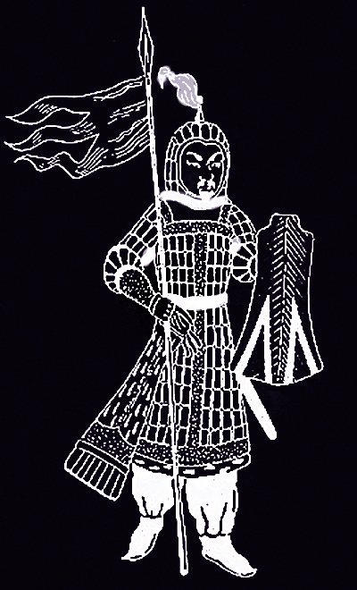 Turkic Auxiliary, Tang Dynasty-8th century Anxi Garrison 突厥辅兵♢安西