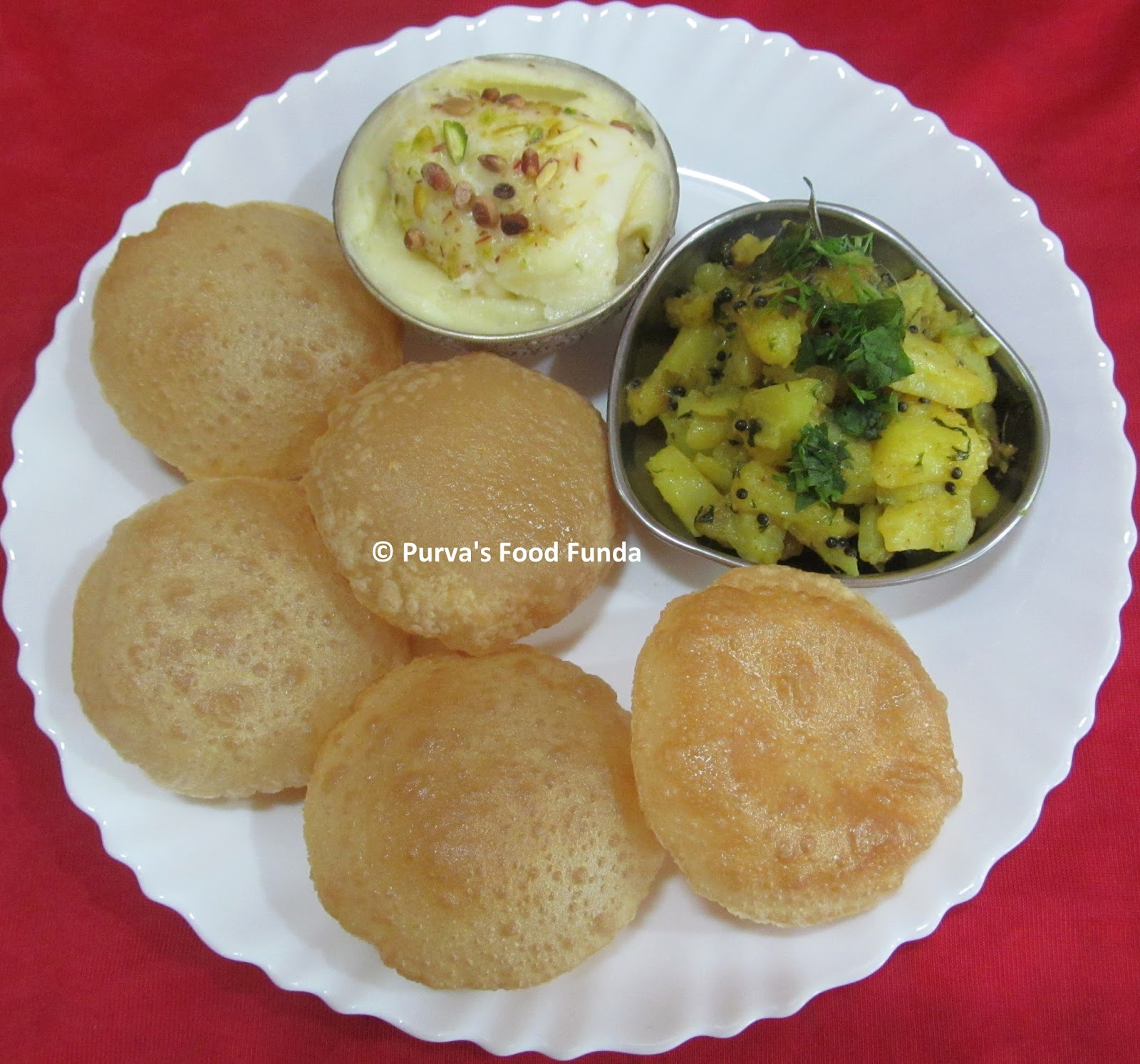 Food Funda: Puri ~ Indian Fried Wheat Puffed Bread