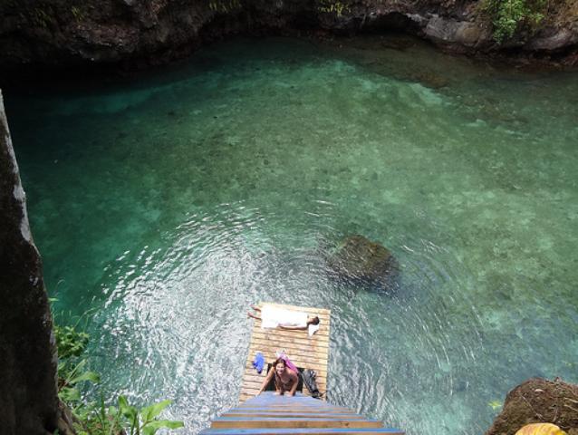Fun Always Fun: Pool in Tosua Ocean Trench, Samoa