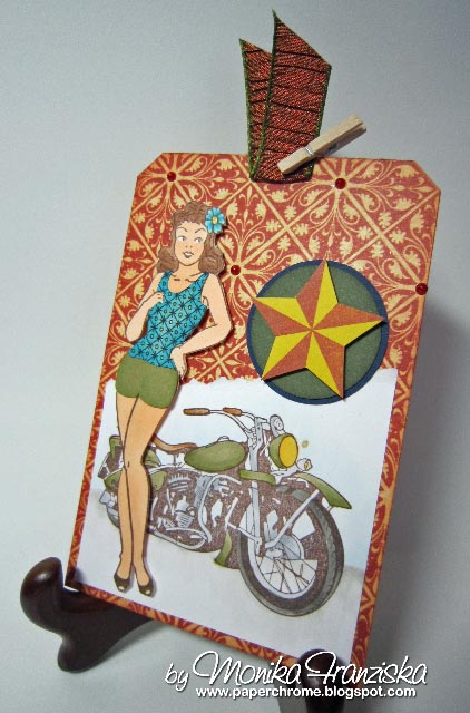 Paper Chrome: Vintage Bombshell Tag
