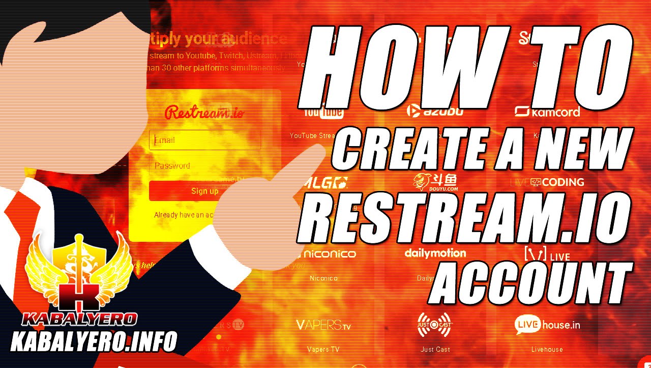 Restream.io Tutorial ★ How To Create A New Restream.io Account ...