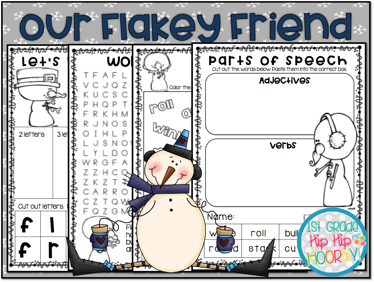 1st Grade Hip Hip Hooray!: Fun with Flakey Friends!