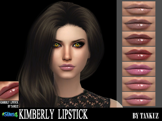Tankuz Sims 3 Blog: The Sims 4. Kimberly Lipstick by Tankuz.