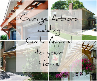 Decorating the Garage Exterior with an Arbor | Rustic's Test Blog