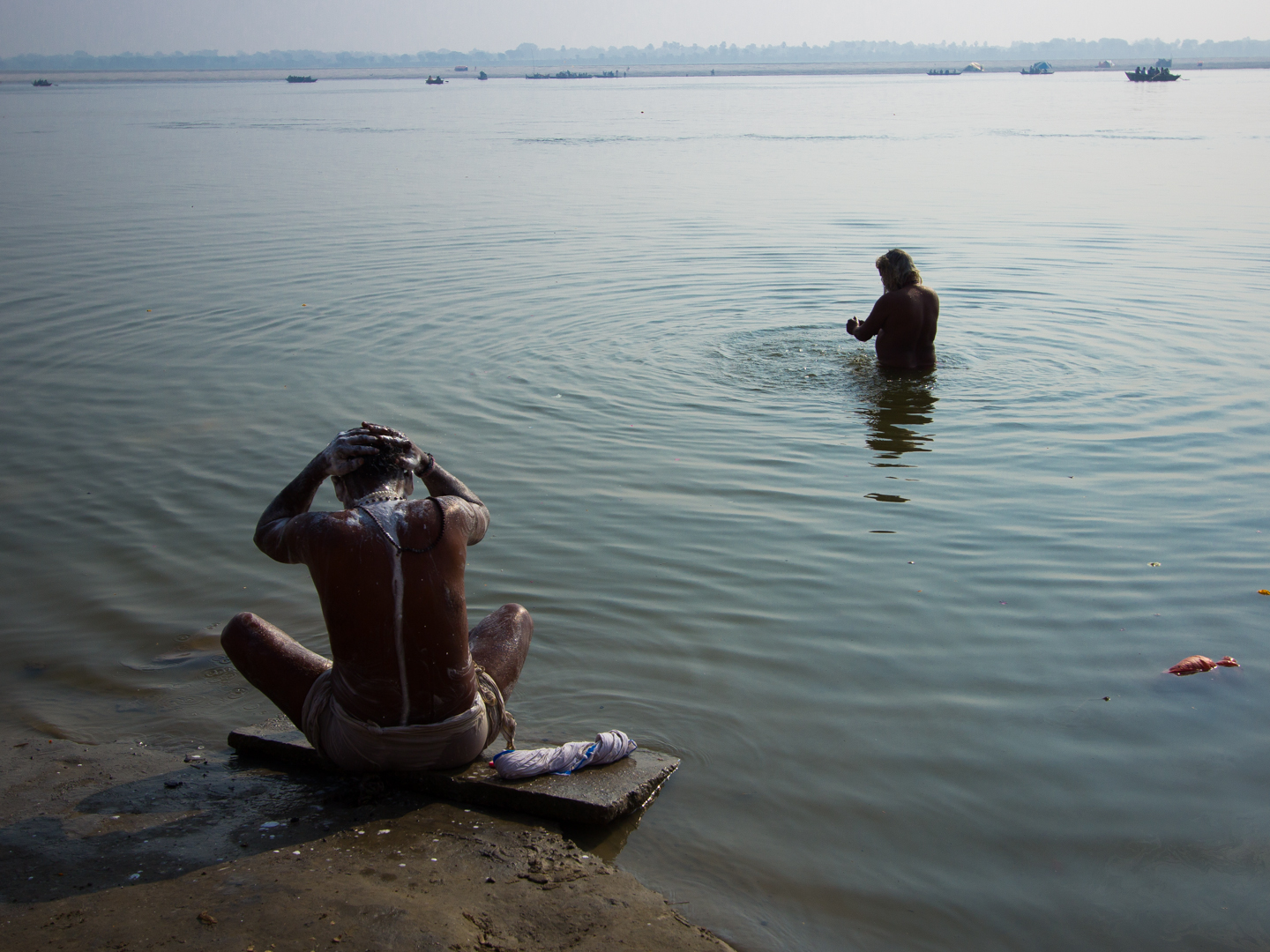 Hello Talalay: Bathing In The Ganges At Varanasi