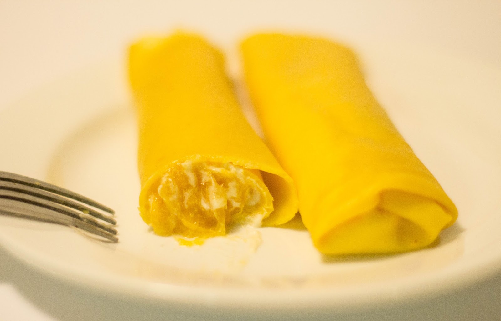 Mango Pandan Pancake - Yum Cha/Dim Sum Style - Fongolicious