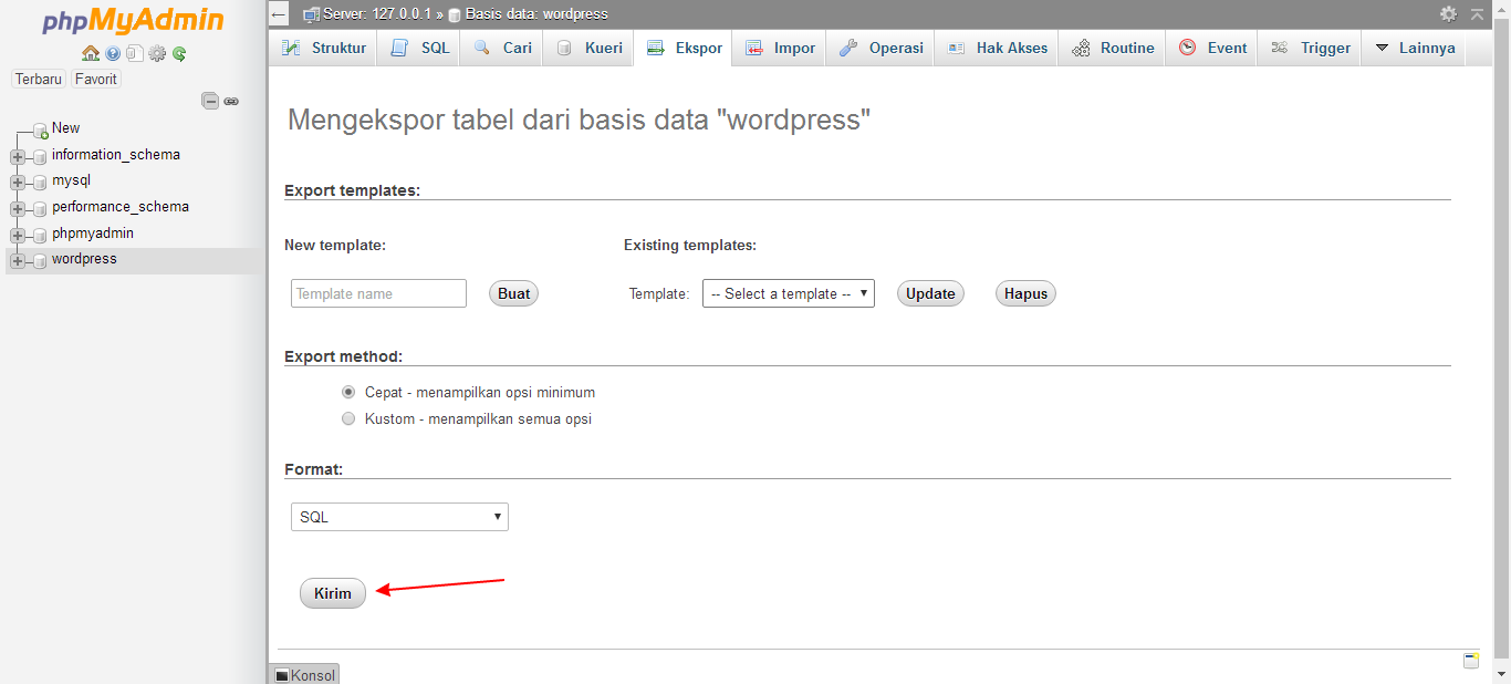 Cara Backup Dan Restore Database Mysql Dengan Phpmyadmin Erdins Web 9765