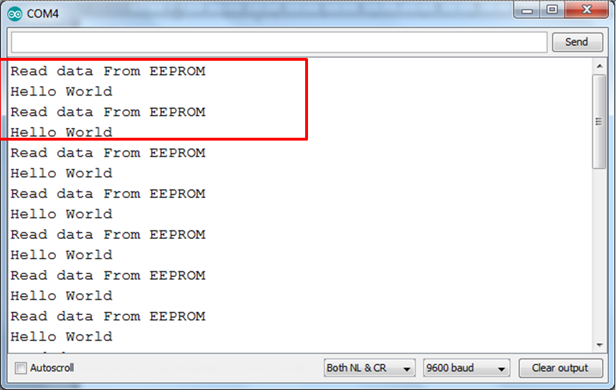 STM32F103 Simple Read & Write Data String To EEPROM Virtual