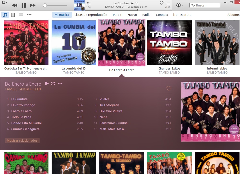 DISCOGRAFIA DE TAMBO TAMBO