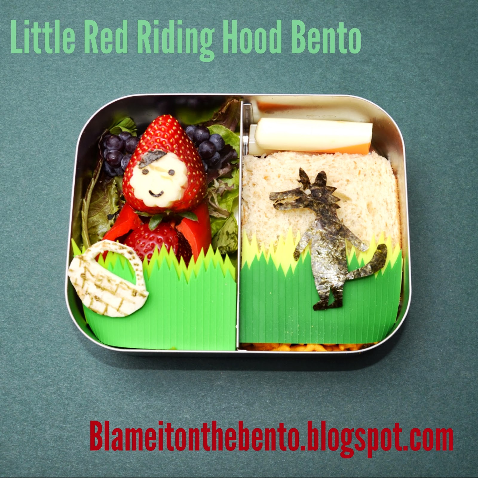 Blame it on the bento: Little Red Riding Hood Bento