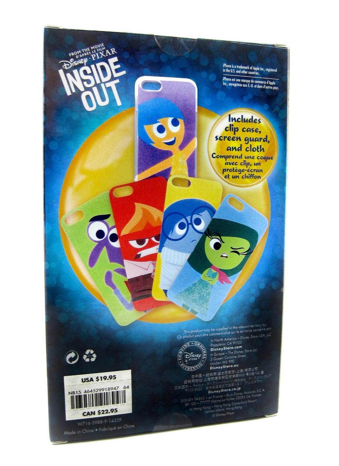 Dan the Pixar Fan: Inside Out: Interchangeable iPhone Case (Disney ...