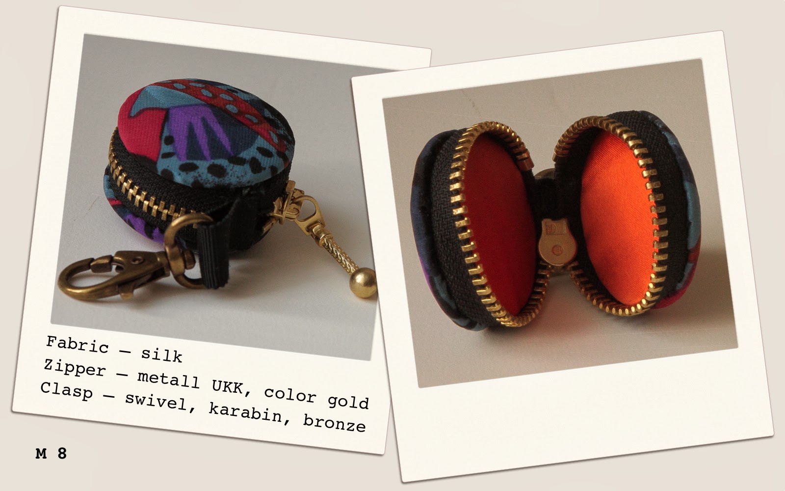 Under the Northern Lights: Macaron coin purse