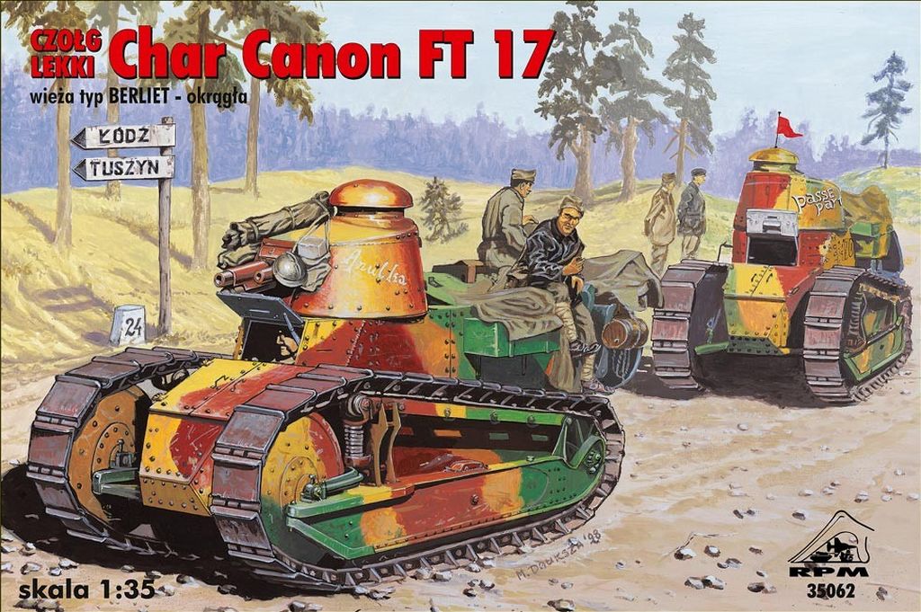 Panzerserra Bunker- Military Scale Models in 1/35 scale: Renault FT 17 ...