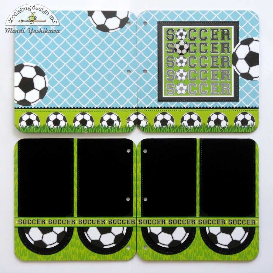 Doodlebug Design Inc Blog: Goal! Collection: Soccer Star Mini Album by ...