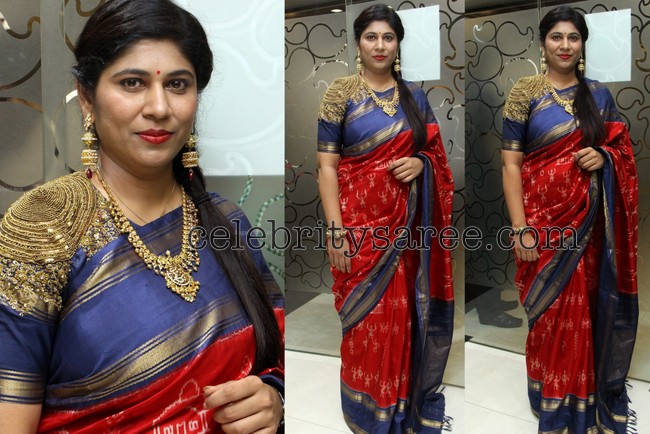 Swetha Reddy Pochampally Saree - Saree Blouse Patterns
