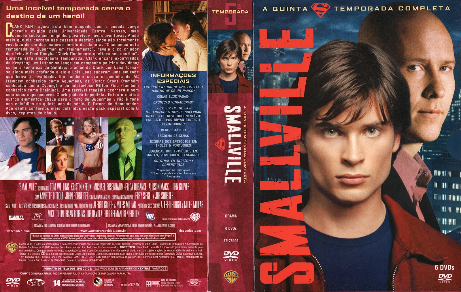 ..SUNNYHD..: SMALLVILLE - 5 TEMPORADA COMPLETA - 6 DISCOS