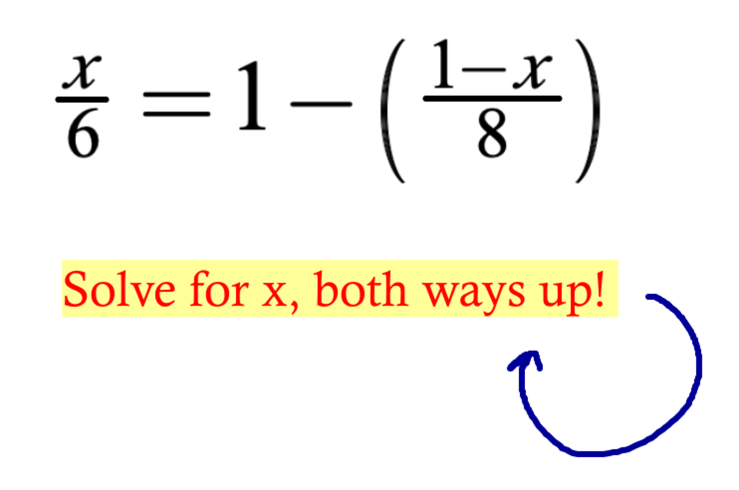 Puzzles and Figures: Rich Tasks 35: Flipped Equations!