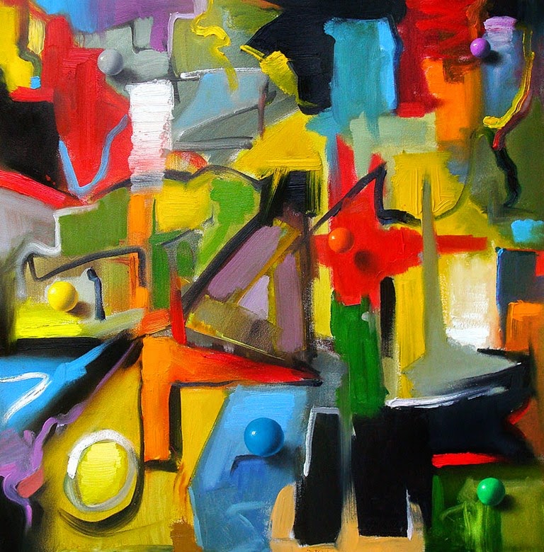 El arte es su máxima expresión : Pinturas en Óleo Abstractas de Carlos ...