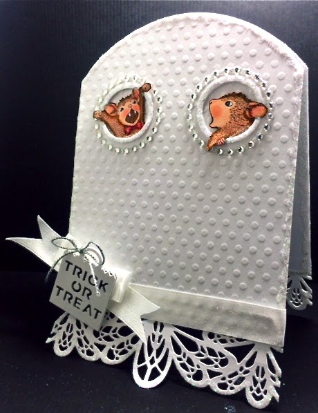Boo! FANCY GHOST and Halloween Blog CANDY - Cards by America