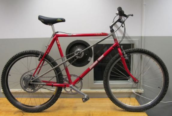 The Phytophactor: Fly-wheel bicycle