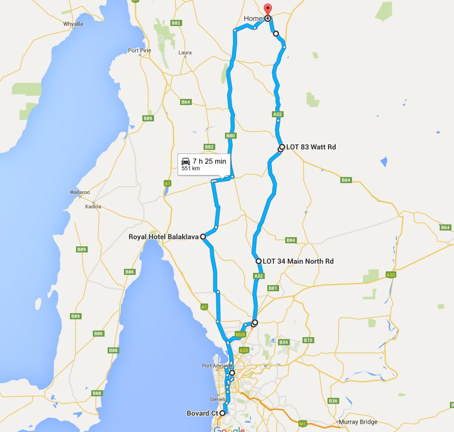 My Honda ST1100A/ST1300A Motorcycle Trips: 17th January 2016 Balaklava