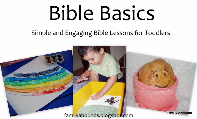 Family Abounds: Bible Basics: Jacob and Esau Toddler Bible Lesson