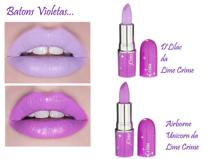 .:Mônica Felix Make-up Artist:.: Batom Violeta / Roxo