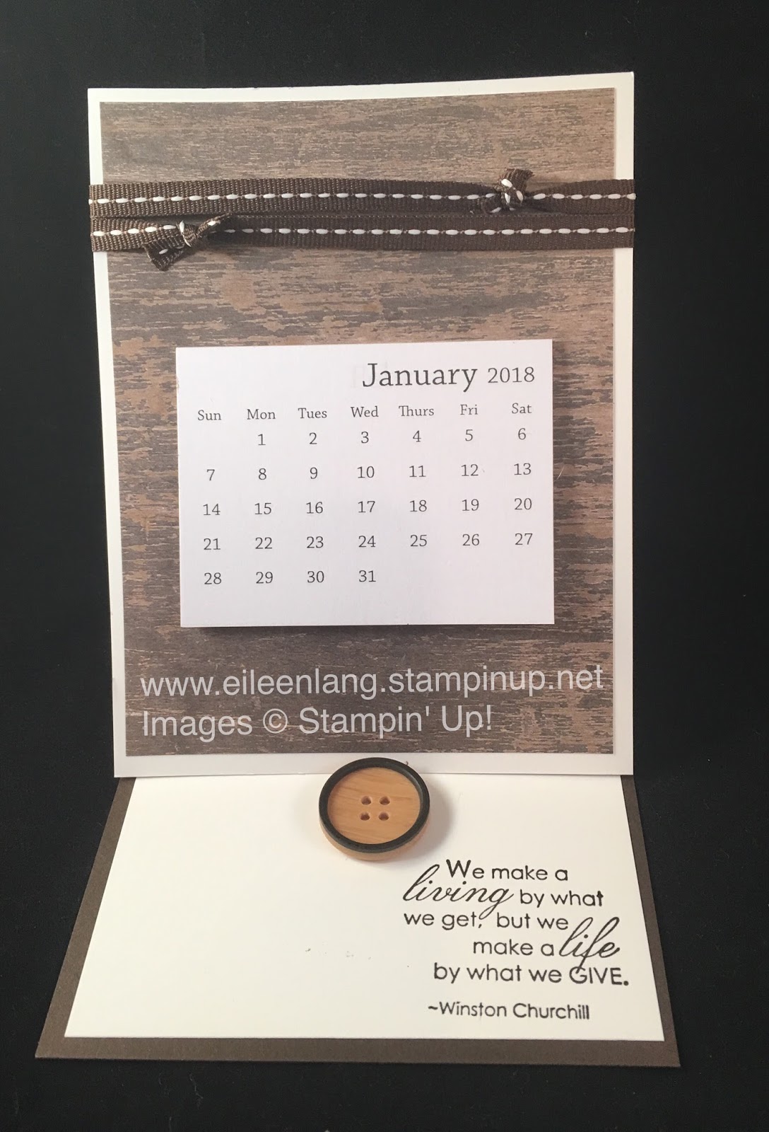 Eileen's Stamping Corner: Desk Top Calendars