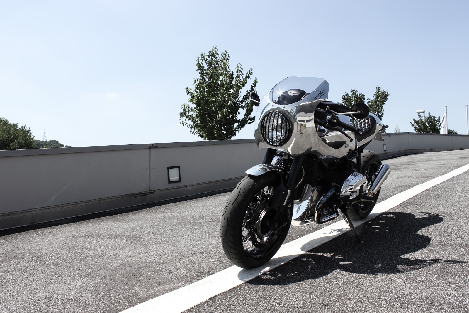 Hammer Kraftrad: R nineT Aufbau für Hardy Krüger Jr.