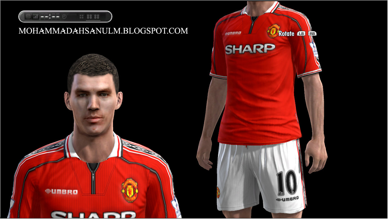 pes-modif: Classic Manchester United Home Kits by Pilki02