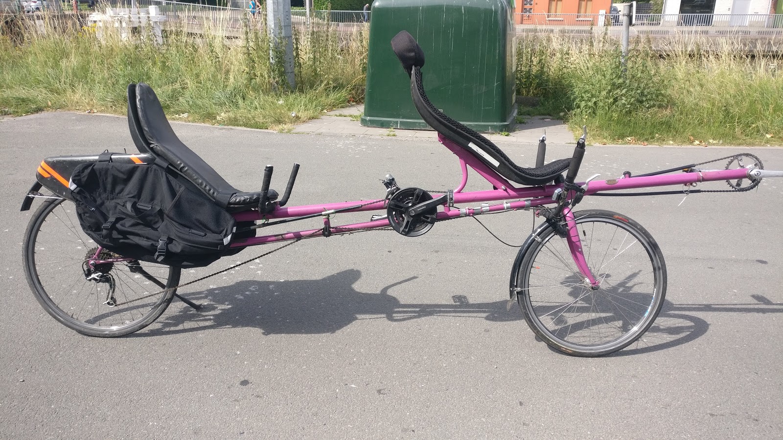 Bicky en zijn Fietsen: Ligfiets tandem
