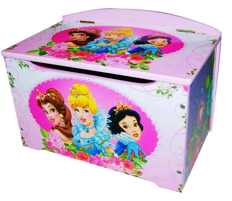 little-kiddo-store: CODE E - DISNEY PRINCESS WOODEN STORAGE BOX