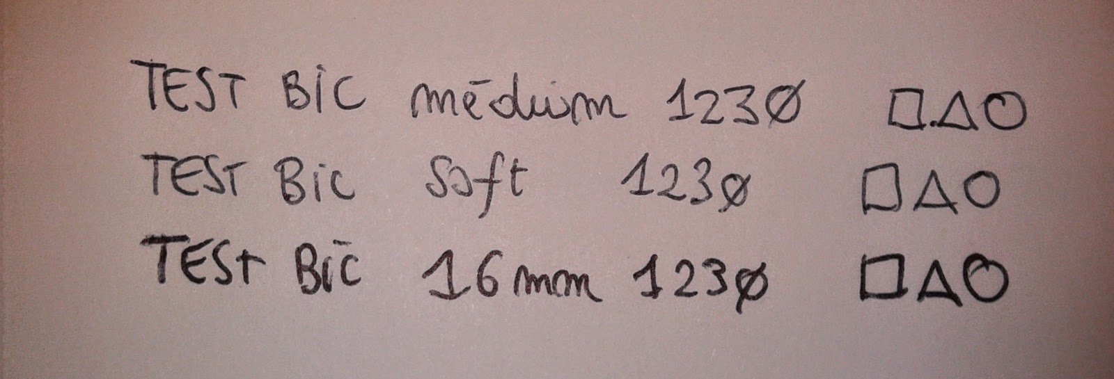 Bic Soft - Bic Medium - Bic Large | QualitativaMente