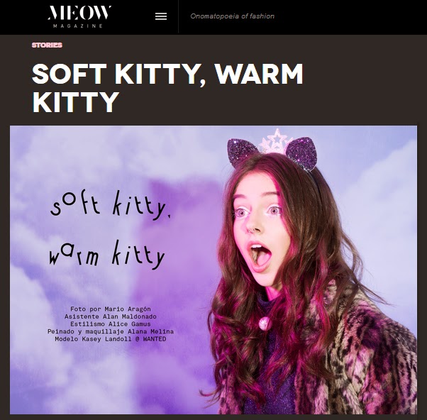 Kasey Landoll / MEOW Magazine,December 2014. - WANTED Model Management