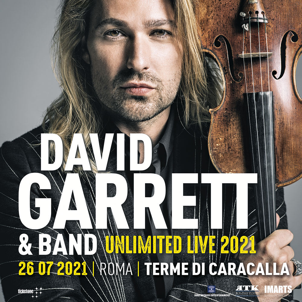 IL CONCERTO DI DAVID GARRETT ALLE TERME DI CARACALLA RIPROGRAMMATO ...