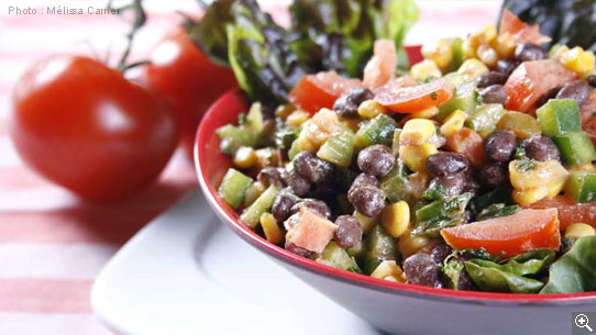 Salade mexicaine aux haricots
