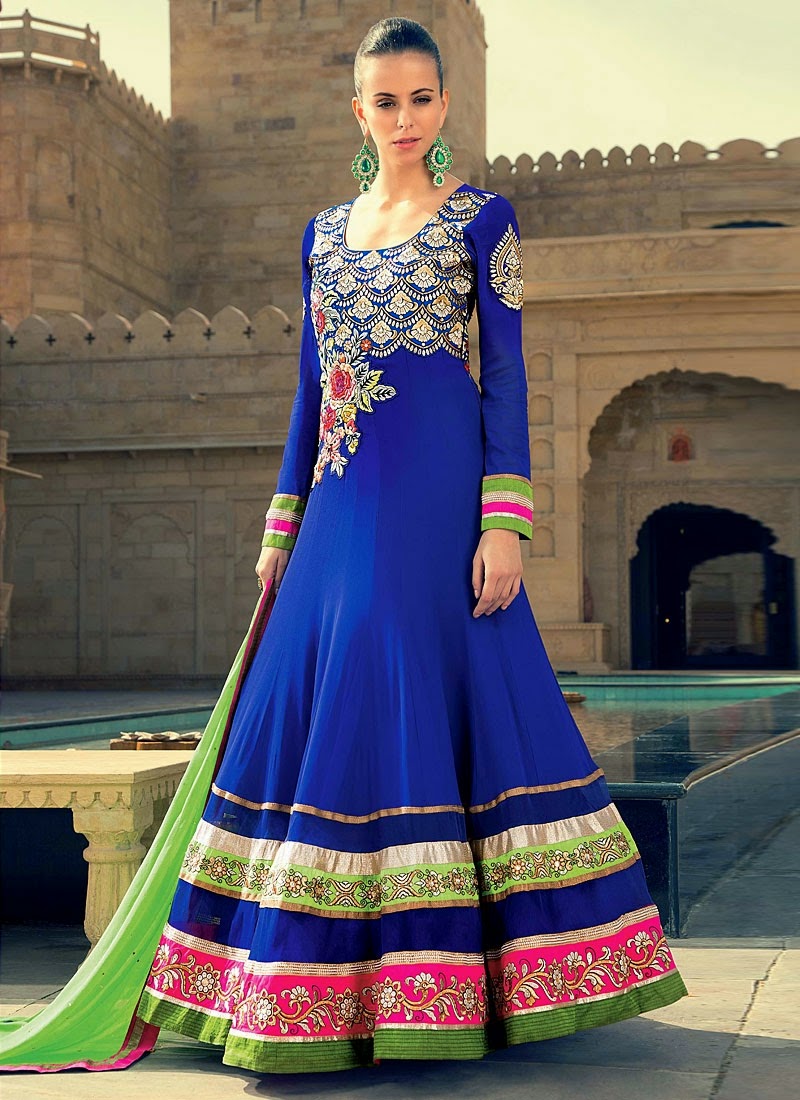 Modern Fashion: Alluring Anarkalis Magnificent Embroidered Anarkalis
