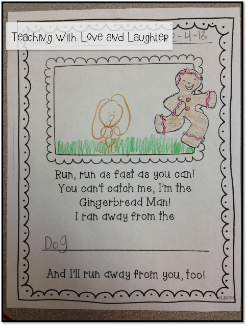 Teaching With Love and Laughter: Gingerbread Writing Freebie
